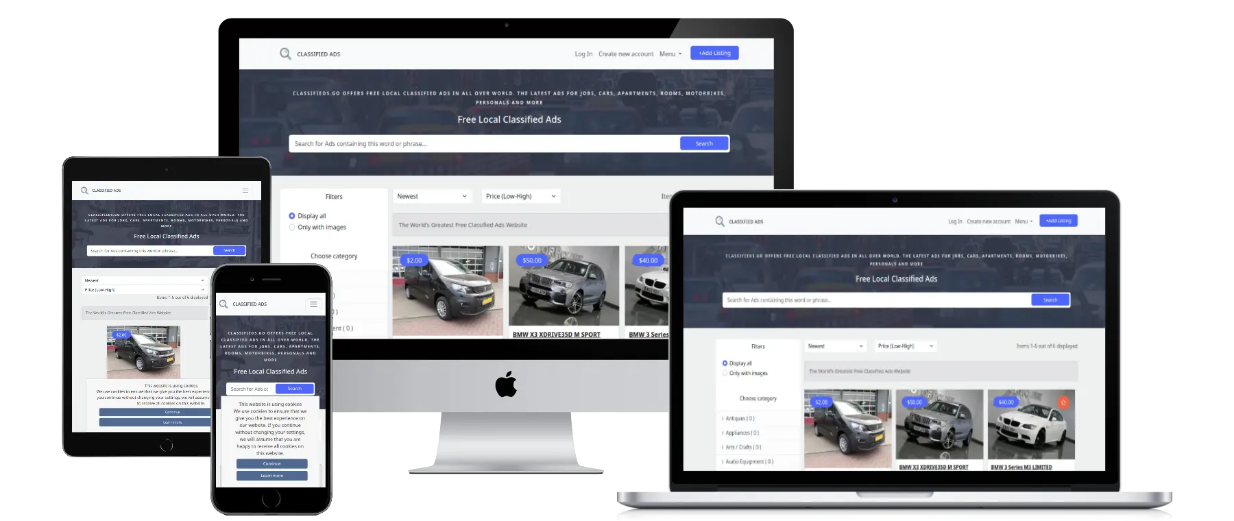Classified Ads PHP Script - Offerup Clone Script